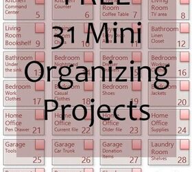 31 Mini Organizing Projects | Simplify