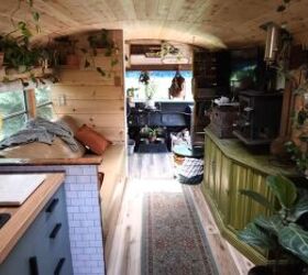 Take a Tour of Our DIY Skoolie Build For Our Young Family of 4 | Simplify