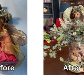 How I Turned Old Angel Tree Toppers Into Unique Christmas Decorations ...