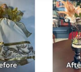 How I Turned Old Angel Tree Toppers Into Unique Christmas Decorations ...